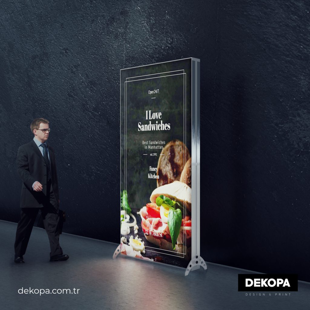 T3 MODÜLER LIGHTBOX 120x240cm - Dekopa Modüler Lightbox Sistemleri