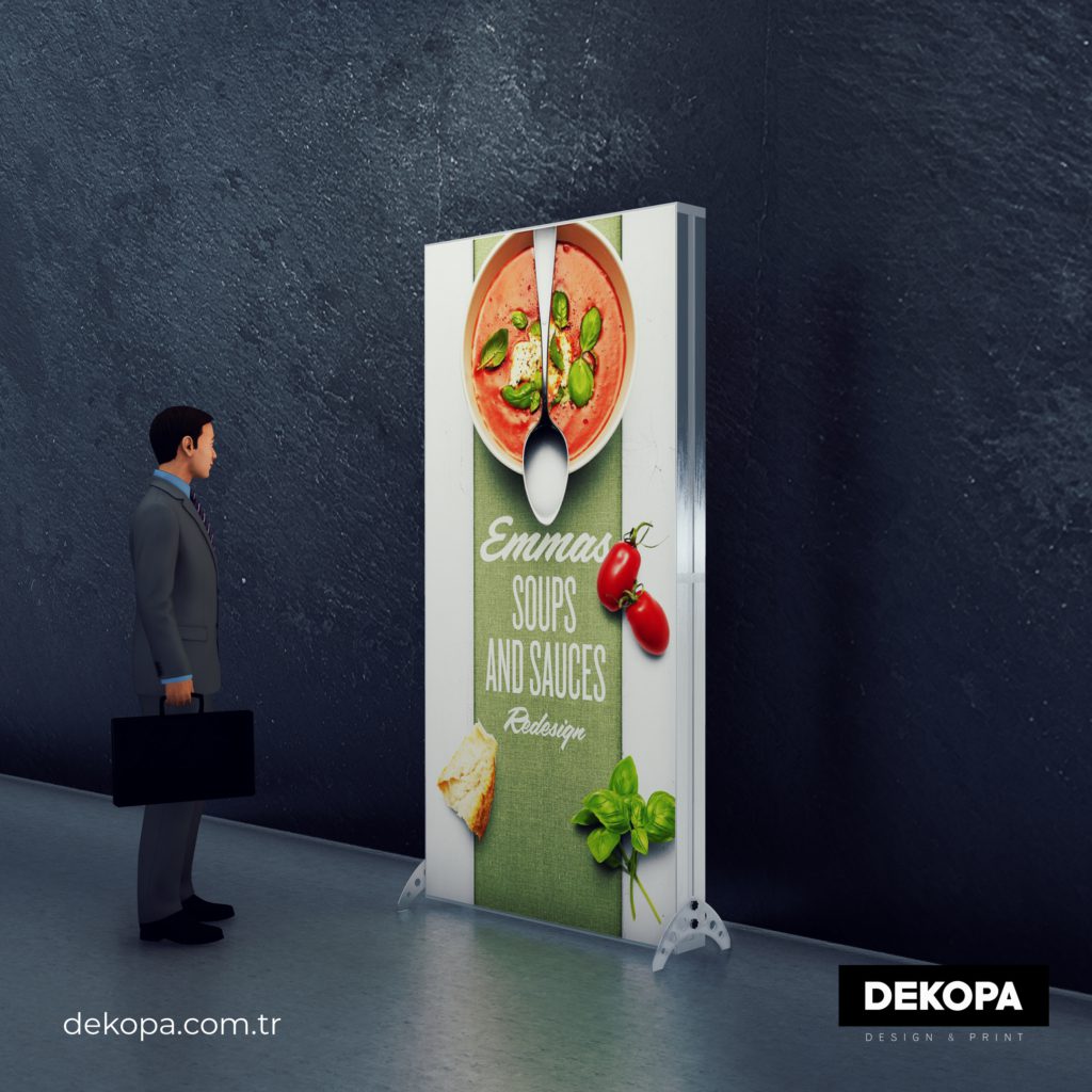 T3 MODÜLER LIGHTBOX 100x200cm - Dekopa Modüler Lightbox Sistemleri